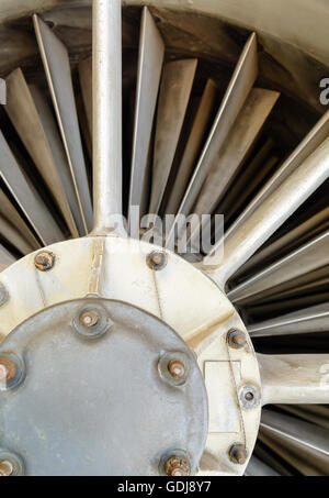 Inside of the jet turbine engine Stock Photo - Alamy