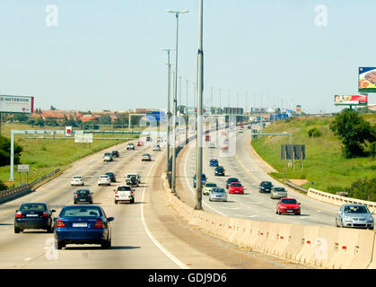Traffic Sign over N1 highway towards Pretoria, Centurion, South Africa ...
