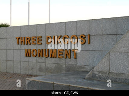Three Dikgosi Monument, Gaborone, Botswana Stock Photo - Alamy
