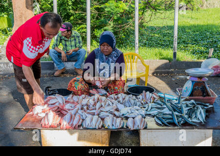 Tuaran Sunday market and market in Sabah East Malaysia Island of Borneo ...