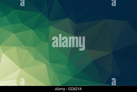 Low poly pattern vector illustration in yellow green color gradient ...