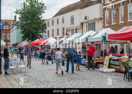 Market Place Faversham Kent England UK Stock Photo - Alamy