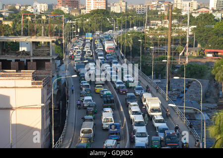 Heavy Traffic Jams In Dhaka City Bangladesh On June 28 2016 Stock