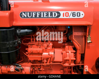 Nuffield 10/60 Tractor engine, at the Wrotham Classic Steam and ...
