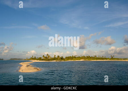 Tikehau coral atoll, Tuamotu Archipelago, French Polynesia, Pacific ...