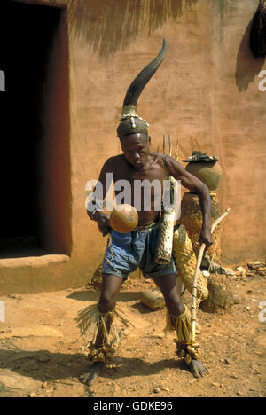 Portrait of a Somba man. The Somba people scar their faces with many ...
