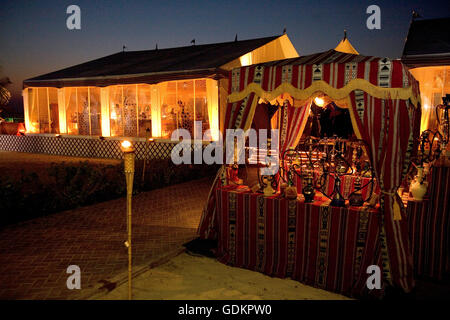 Iftar tents during the month of ramadan, Dubai, UAE Stock Photo - Alamy
