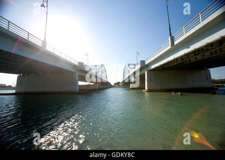 Maqta bridge, Abu Dhabi, UAE Stock Photo - Alamy