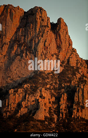 Mountains at sunset, Santa Catalina Mountains, Pusch Ridge Wilderness ...