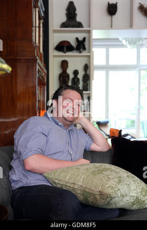 Hamburg, Germany. 23rd June, 2016. Art collector Rik Reinking gives an ...