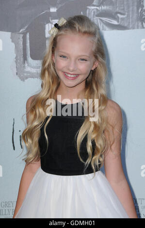 HOLLYWOOD, CA - JULY 19: Amiah Miller attends the premiere of New Line ...
