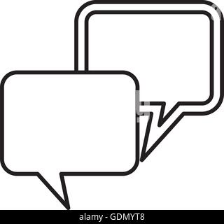 Talk Icon Vector Illustration. Talk Lineal Color Icon Stock Vector ...