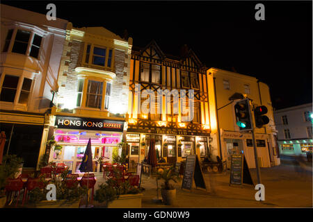 Old King Lud public house. Ludgate Circus. London. UK. Circa 1980's ...