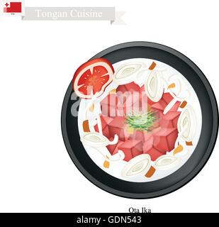 Tongan Cuisine, Ota Ika or Traditional Raw Fish Marinated in Citrus ...