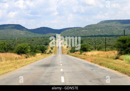 R49 near Botswana Border, North West Province, South Africa Stock Photo ...
