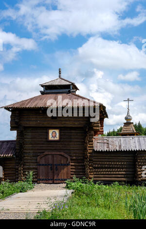 Semiluzhenski kazak ostrog - Russian small wooden fort, Ostrog is ...