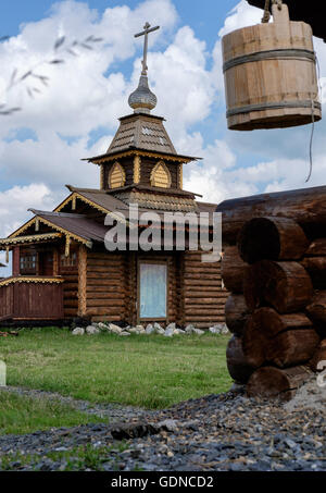 Semiluzhenski kazak ostrog - Russian small wooden fort, Ostrog is ...