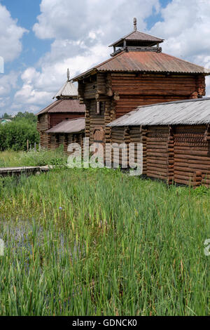 Semiluzhenski kazak ostrog - Russian small wooden fort, Ostrog is ...