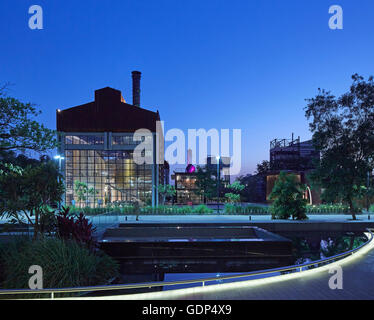 Overall view from side. Imagine Studio at The Trees, Mumbai, India ...