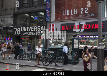 47th Street between 5th & 6th Avenues in Manhattan is best known as the ...