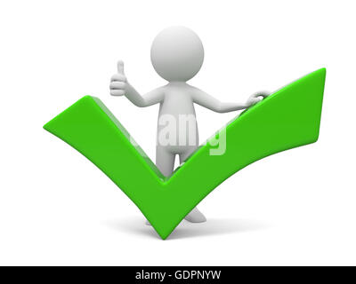 Green check mark Stock Photo - Alamy