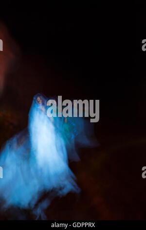 Colorful blurred image symbolizing dreams, nightmares and ghostly ...