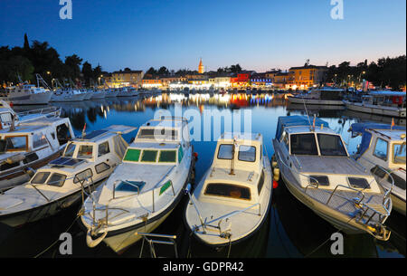 Novigrad in the night, Istria, Croatia Stock Photo - Alamy