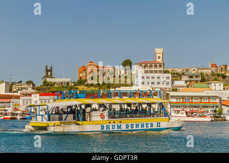 Rhum Runner Boat Entering Harbour St. George's Grenada Stock Photo - Alamy