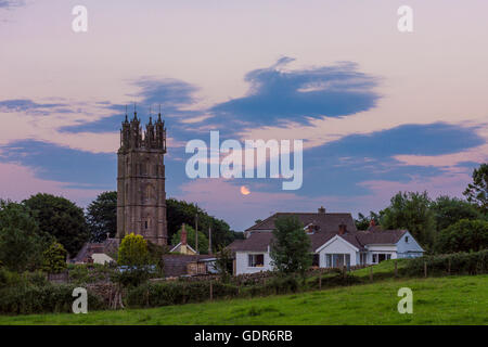Church of St Michael on Dundry Hill near Bristol who's ornate tower was ...