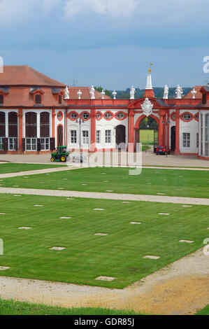 Seehof Castle, Entrance and orangery, Memmelsdorf near Bamberg, Upper ...
