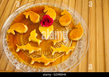 Rozata is a traditional Croatian / Dalmatian sweet dessert Stock Photo ...