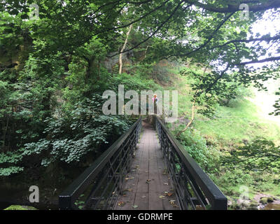 General view of the scene in Broadbottom, Greater Manchester, where a ...