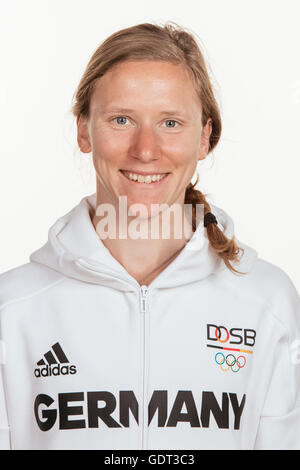 Hannover, Germany. 20th July, 2016. Toni Wilhelm poses at a photocall ...