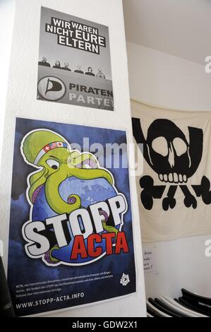 Headquarters of the German Pirate Party Stock Photo - Alamy
