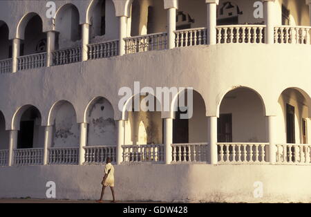the mosque in the city of Moroni in the Island of Comoros in the Indian ...