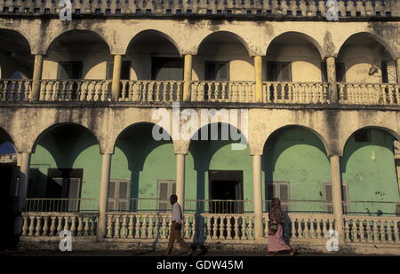 the mosque in the city of Moroni in the Island of Comoros in the Indian ...