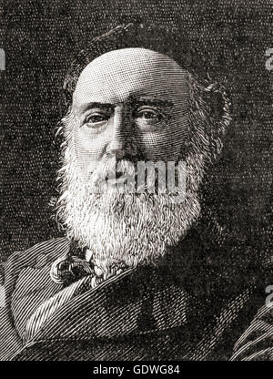 This portrait of John Gilbert, an English artist known for his work in ...