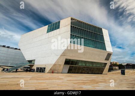 The Casa da Musica, concert hall in Porto, Portugal. Designed by Rem ...
