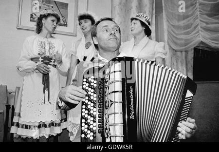 Russian Germans in Kazakhstan Stock Photo - Alamy
