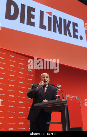 The Left parliamentary party leader, Gregor Gysi, is pictured at the ...