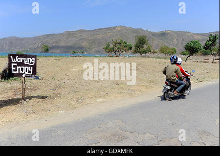 Main road in Kuta Stock Photo - Alamy
