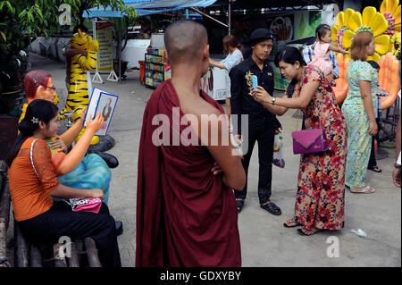 MYANMAR. Yangon. 2013. Happy World Amusement Park Stock Photo - Alamy