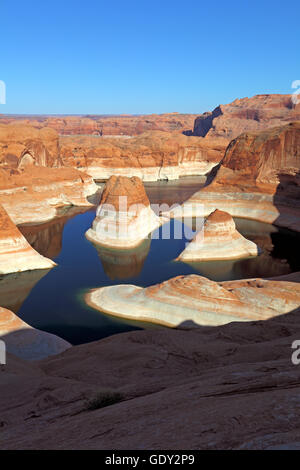 Reflection canyon in Powell lake, USA Stock Photo - Alamy