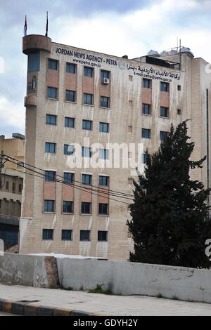 The building of the state news of Jordan PETRA in Amman, capital of ...