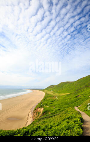 Rhossili Beach Gower Peninsula Wales UK Stock Photo - Alamy