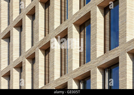 Detail of brick facade. Turnmill Building, London, United Kingdom ...