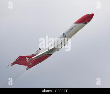 Boeing 727-2 G-OSRA (the last 727 ever built) in its new role as an oil ...