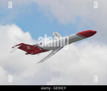 Boeing 727-2 G-OSRA (the last 727 ever built) in its new role as an oil ...