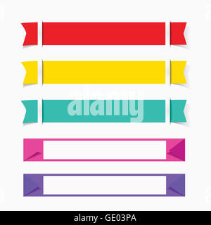 Various colorful labels Stock Photo - Alamy