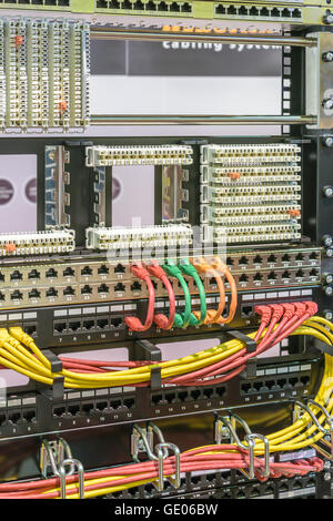 Connection cabinet for telephone cables Stock Photo - Alamy